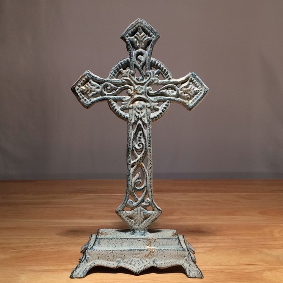 Other | Cross On Free Standing Pedestal 585 | Poshmark